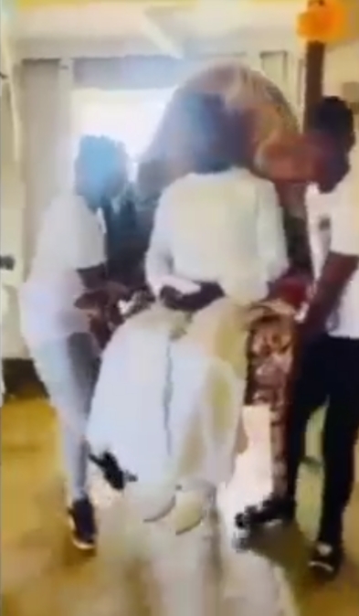 Church Members Carry Their Pastor Into The Church With A Chair (Photos ...