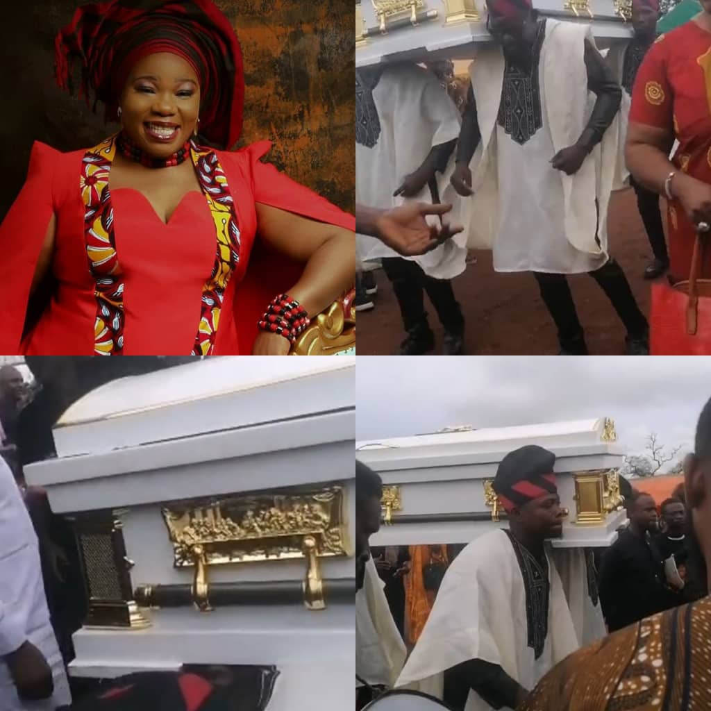 Photos From The Funeral Of Nollywood actress Ada Ameh - RERO TV