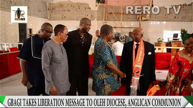 Gbagi takes Liberation Message to Oleh Diocese, Anglican Communion ...