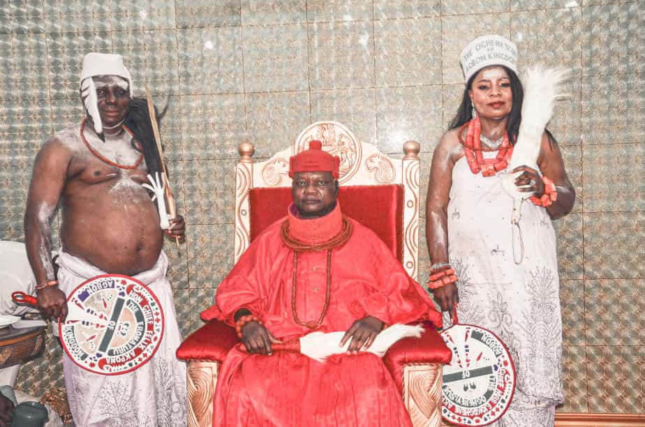 Ovie of Agbon kingdom confers Chieftaincy titles on Chief Felix Akpona ...