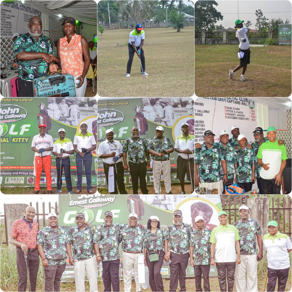 25th Remembrance : Galloway Family hosts Memorial Golf Kitty in Sapele ...