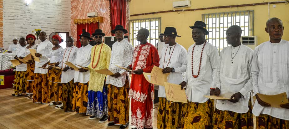 Okpe Youth Council Inaugurates new Exco led by President, Comr. Moses ...