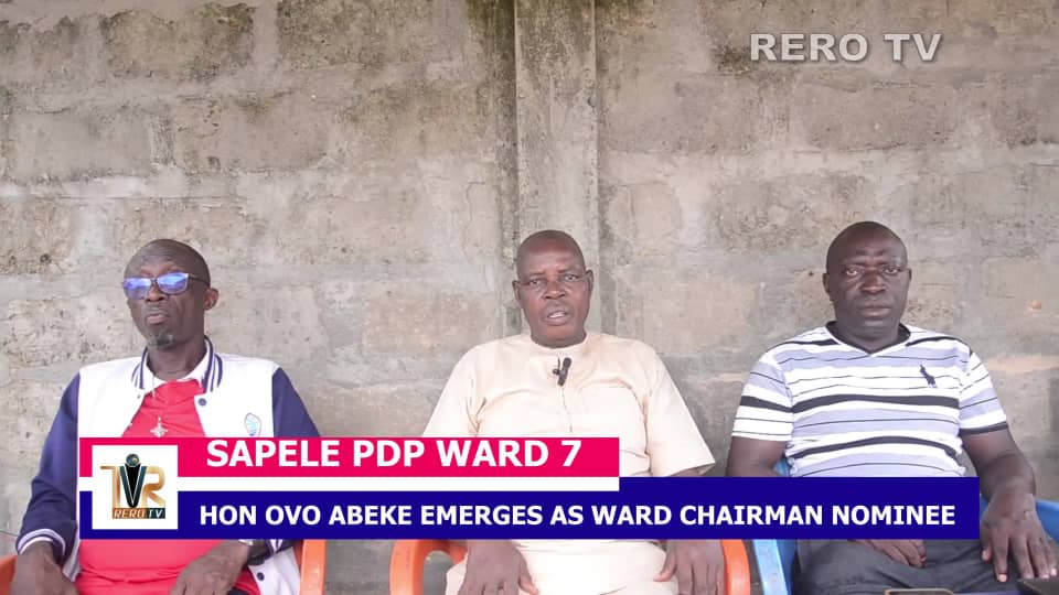 Hon Ovo Abeke emerges as Chairman nominee for PDP Federal Ward 7 ...