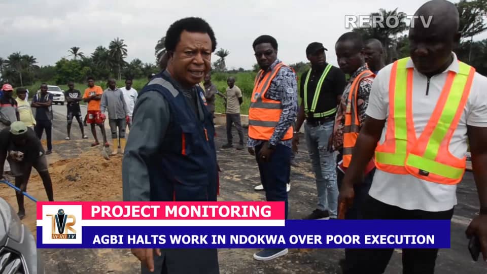 Project Monitoring : Dr Agbi stops road project in Ndowka for poor ...