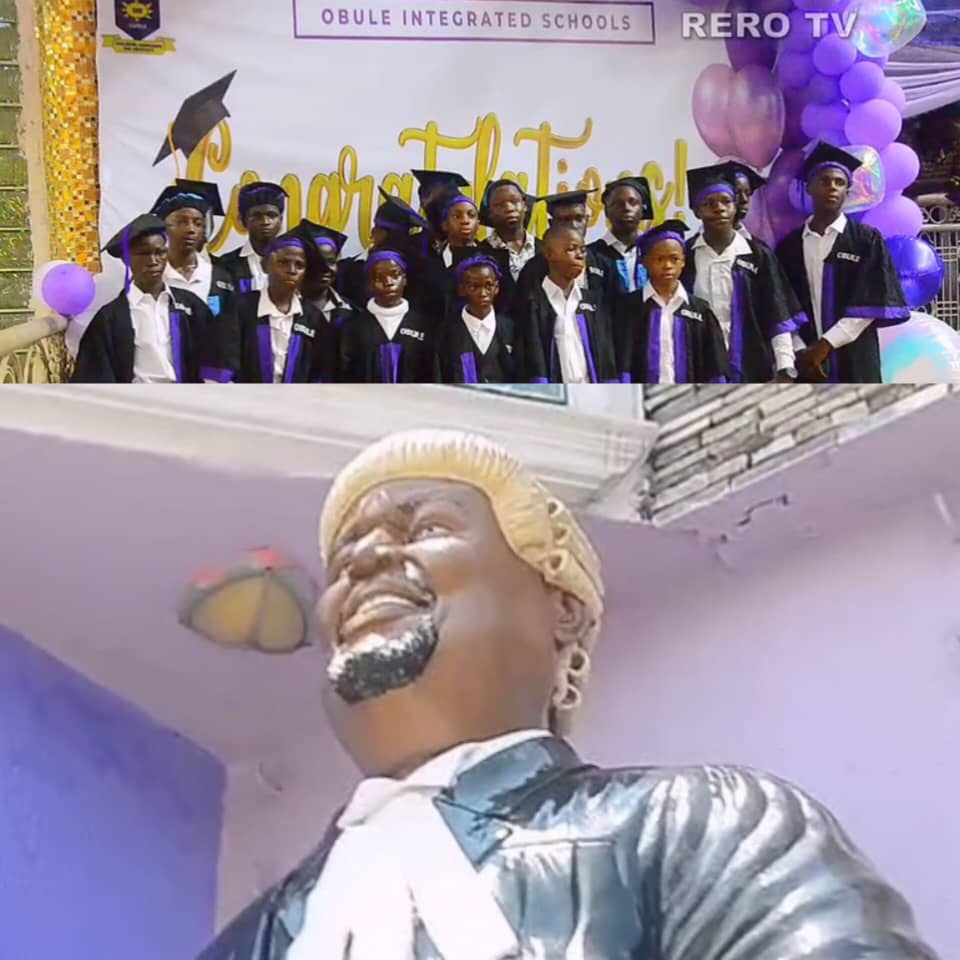 Statue of Chief Charles Obule unveiled as Obule Integrated Schools hold ...
