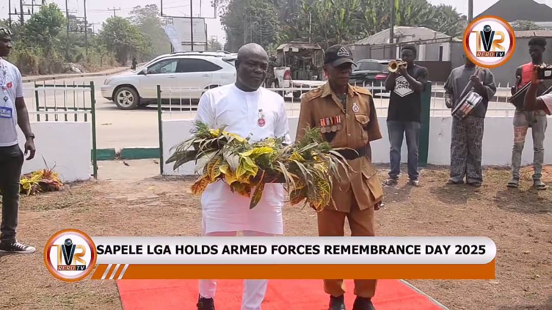 Sapele LGA holds Annual Armed Forces Remembrance Day 2025 (Video) - RERO TV