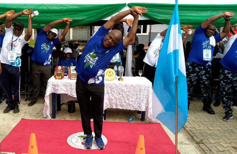 SAPELE LGA CHAIRMAN, ABEKE MARKS JUNE 12 IN 13 KILOMETRES ROAD WALK ...