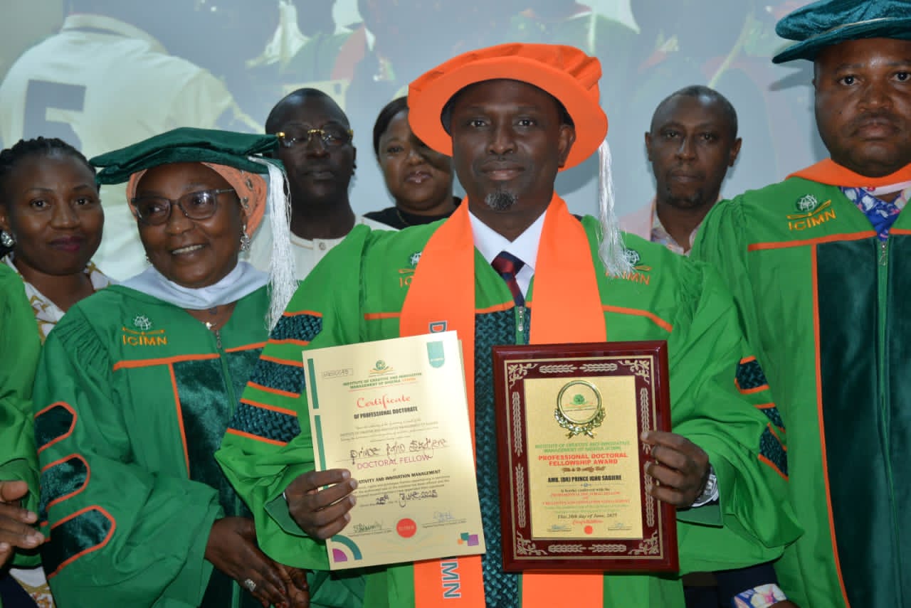 Sadjere bags Doctoral Fellow at Institute of Creative and Innovative ...