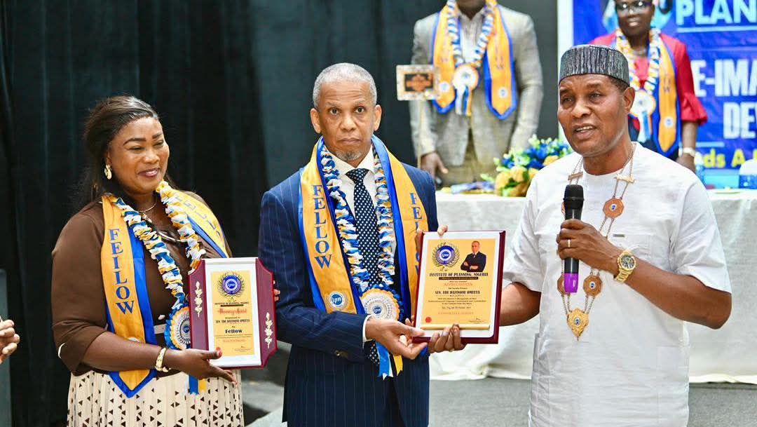 Institute of Planning Nigeria Confers Senator Dafinone with Prestigious ...