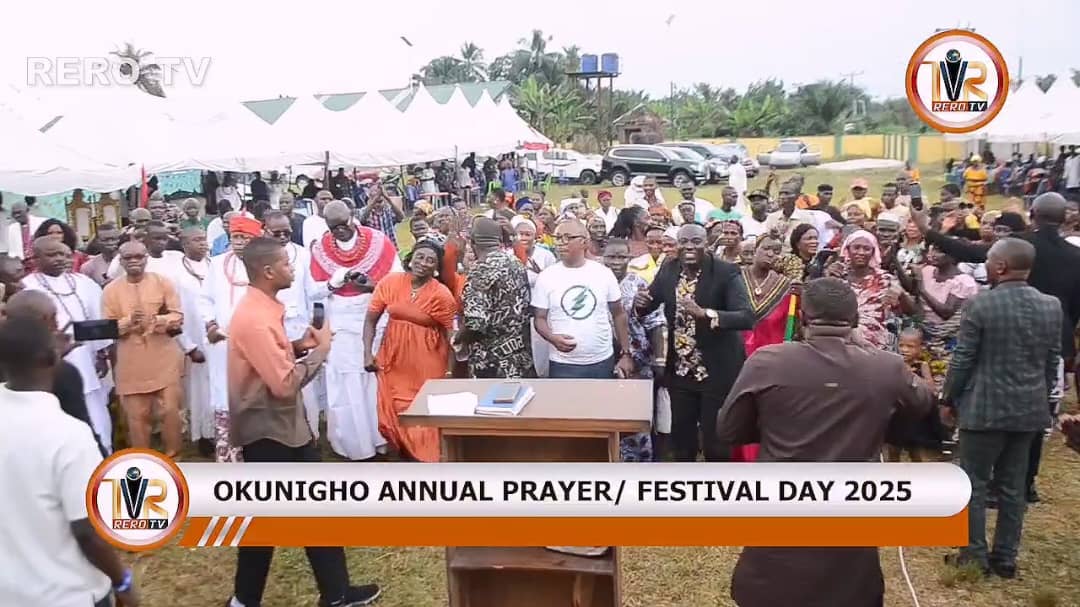 Ovie Of Idjerhe Kingdom grace Inaugural Okunigho Community Annual ...